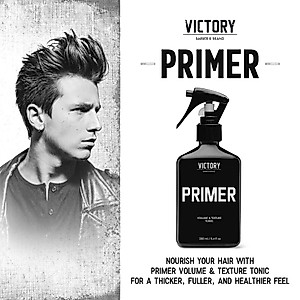 Sea Salt Thickening Spray for Men's Hair | PRIMER by Victory Barber & Brand | Made in the USA