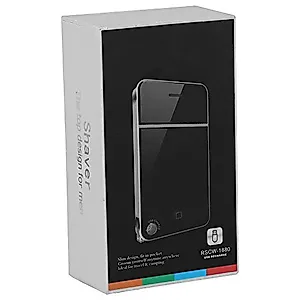 Men Electric Ultra Thin Shaver Rechargeable Washable Wet/Dry Razor for Face Care Beard Trimmer Reciprocating Blade with USB Charger