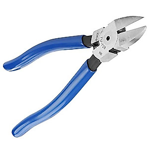 8inch Blue Diagonal Flush Wire Cutting Pliers Precision Side Cutters Pliers Ideal for Clean Cut and Precision Cutting Needs (1)