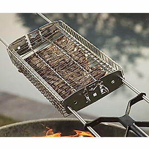 Kanka Grill 100% Stainless Steel Basket. Cook Any Food!