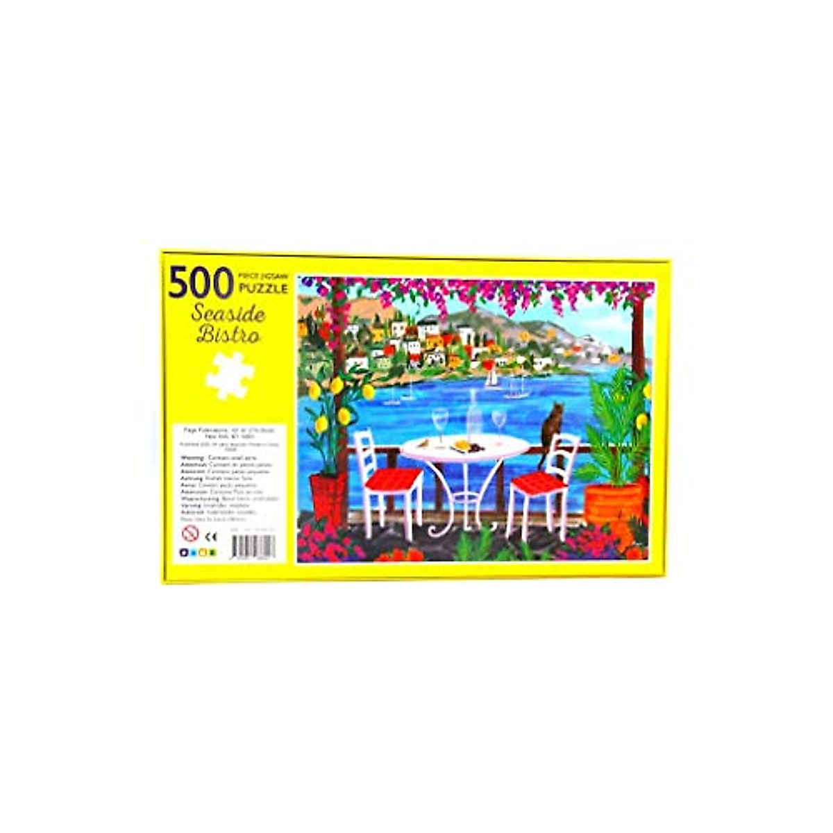Page Publications Collection - Seaside Bistro Puzzle Games - Jigsaw Puzzles 500 Pieces for Adults - Games for Adults, Teens and Kids