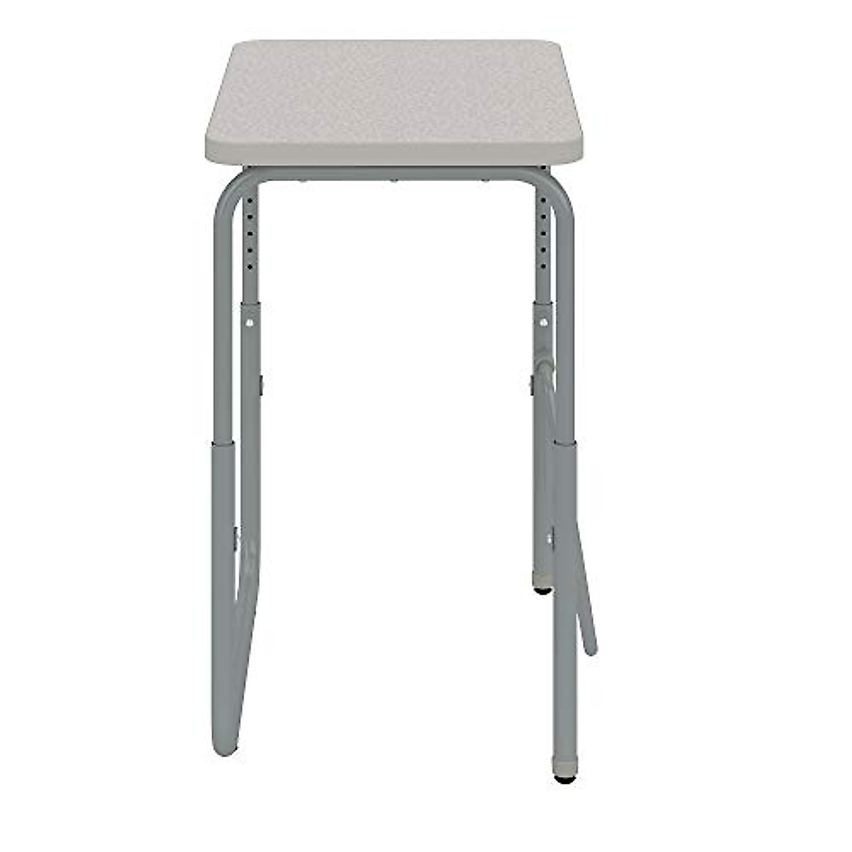 Safco Products AlphaBetter 2.0 Height – Adjustable Student Desk with Swinging Footrest Bar, Sit to Stand, 22"-30", Pebble Gray