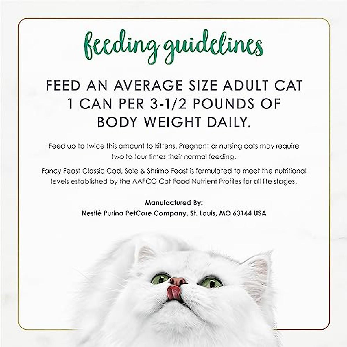 Purina Fancy Feast Cod, Sole and Shrimp Feast Classic Grain Free Wet Cat Food Pate - (Pack of 24) 3 oz. Cans