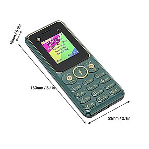 Yunseity Seniors Button Cell Phone, F11 2G GSM Unlocked Mobile Phone with SOS Button & Loud Speakers, 3600Mah Ultra Long Standby Easy to Use Cellphone with Flashlight, One Key Dialing (US