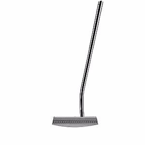 Bell H-360 Half-Offset CNC Milled Upright Lie Face Balance Golf Putter (76 Degree Lie) + Tacki-Mac Black Black Jumbo Flat Top Grip | Made in USA (Right, 32)