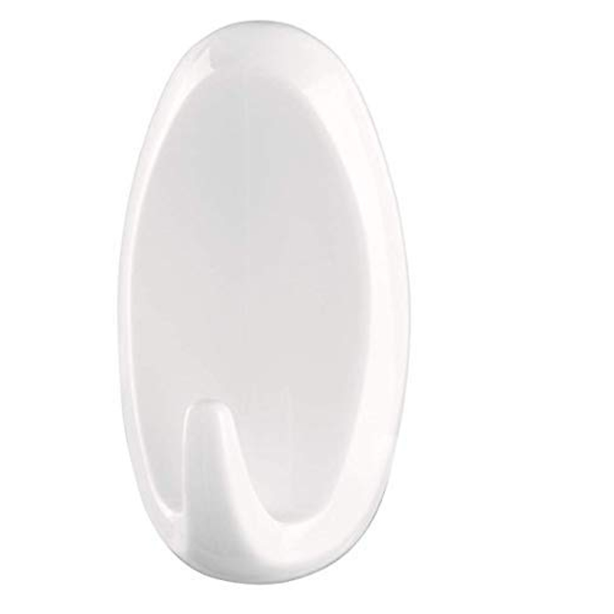 Mini Oval Reusable Stick on Wall Adhesive Heavy Duty Utility Hooks (15 Pack)