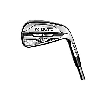 Cobra Golf 2021 King Mim Tour Iron Set Chrome (Men's Right Hand, KBS $ Taper 120, Stiff Flex, 4-PW)