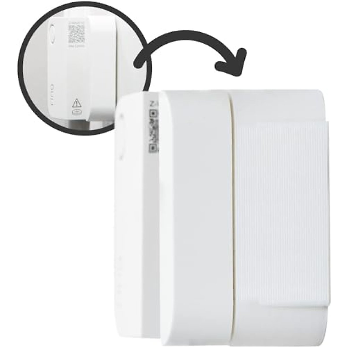 Sensor Riser Compatible with Ring - Security Sensor Spacer for Wireless Home Security System, Self Adhesive DIY Ring Alarm Space (½-inch)