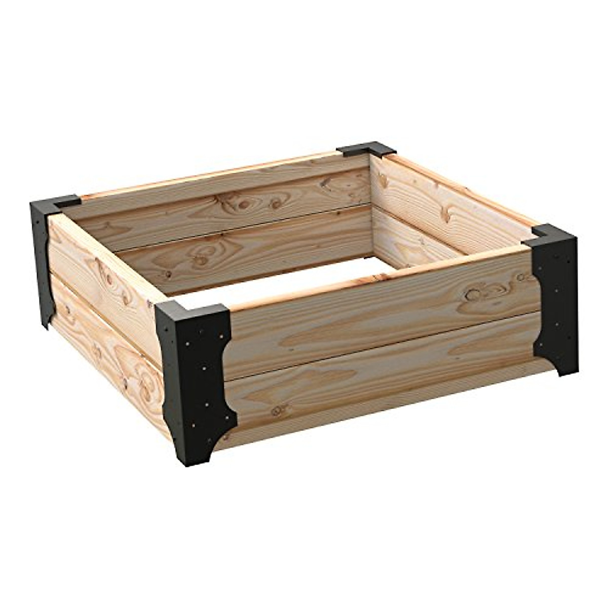 Panacea 89584 Raised Garden Bed Corner Brackets Plant-Container-Accessories, Black