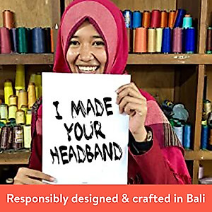 BLOM Original Headbands for Women Wear for Yoga, Fashion, Working Out, Travel or Running Multi Style