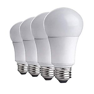 CTKcom A19 LED Light Bulbs 5W(4 Pack)- 40 Watt Equivalent 6000K Daylight White LED Light Bulbs E26/E27 Base,270 Degree Beam Angle for Home Dining Room Bedroom Living Room,UL Listed,Pack of 4