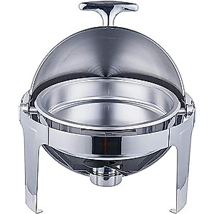 Chafing Dishes Chafing Dish Buffet Set, Food Warmers Server Warming Tray Round Rectangular Chafers, Stainless Steel Square Chafer, Round Food Warmer Chafing For Catering Warmer Chafer Set, Energy Effi