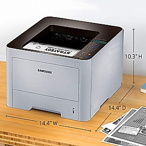 HP Samsung ProXpress M4020ND Monochrome Laser Printer with Mobile Connectivity, Duplex Printing, Built-in Ethernet, Print Security & Management Tools (SS383K)