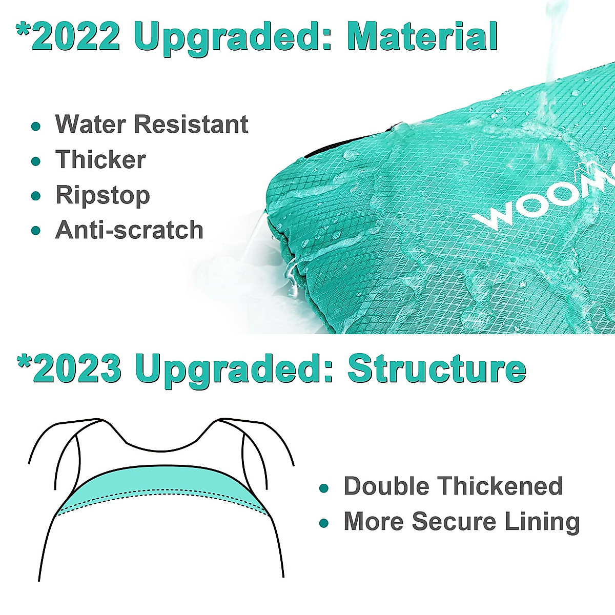 WOOMADA 17L Lightweight Packable Backpack Travel Hiking Daypack Foldable Small Backpack Water Resistant Bag for Men Women