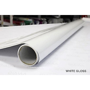 VViViD White Gloss 60 Inch x 3ft Car Wrap Vinyl Roll with Air Release 3MIL-VViViD8
