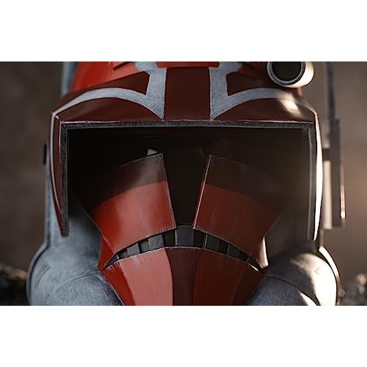 Evere SW Commander Vaughn Helmet - Cosplay Deluxe Halloween Collectible Helmet