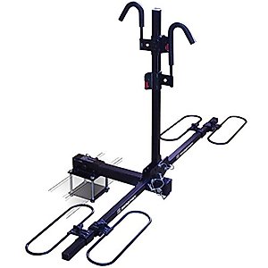 Swagman Bicycle Carrier TRAVELER XC2 RV Approved Hitch Mount Bike Rack , Black