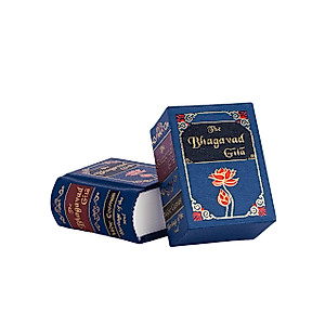 Bhagavad Gita Mini Book (H) (Foil Stamped, Miniature Sized 1.49 x 2.04", boxed)