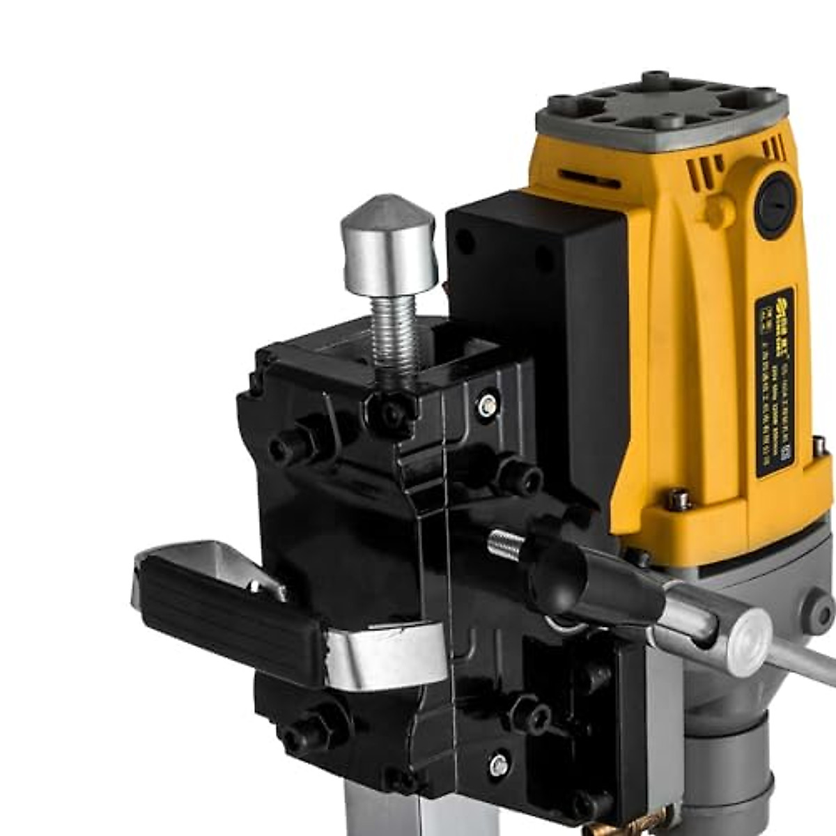 High-Performance 2180W Diamond Core Drill Rig - Industrial Concrete Drilling Machine w/ 160mm 180mm Drill Bits - Handheld/Stand - Wet Electric