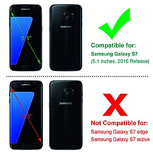 Galaxy S7 Case, SYONER [Shockproof] Defender Protective Phone Case Cover for Samsung Galaxy S7 (5.1", 2016) [Blue]