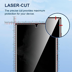 LK 2 Pack for Samsung Galaxy S22 Ultra Screen Protector [Not Glass] Anti-Spy, Anti-Scratch, Full Coverage, Privacy Flexible TPU Film for Galaxy S22 Ultra, HD Ultra-Thin, Case Friendly