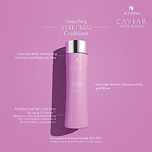 Alterna Haircare CAVIAR Anti-Aging Smoothing Anti-Frizz Conditioner 8.5 Fl Oz| For Medium, Thick Hair | Smooths Hair, Tames Frizz | Sulfate Free