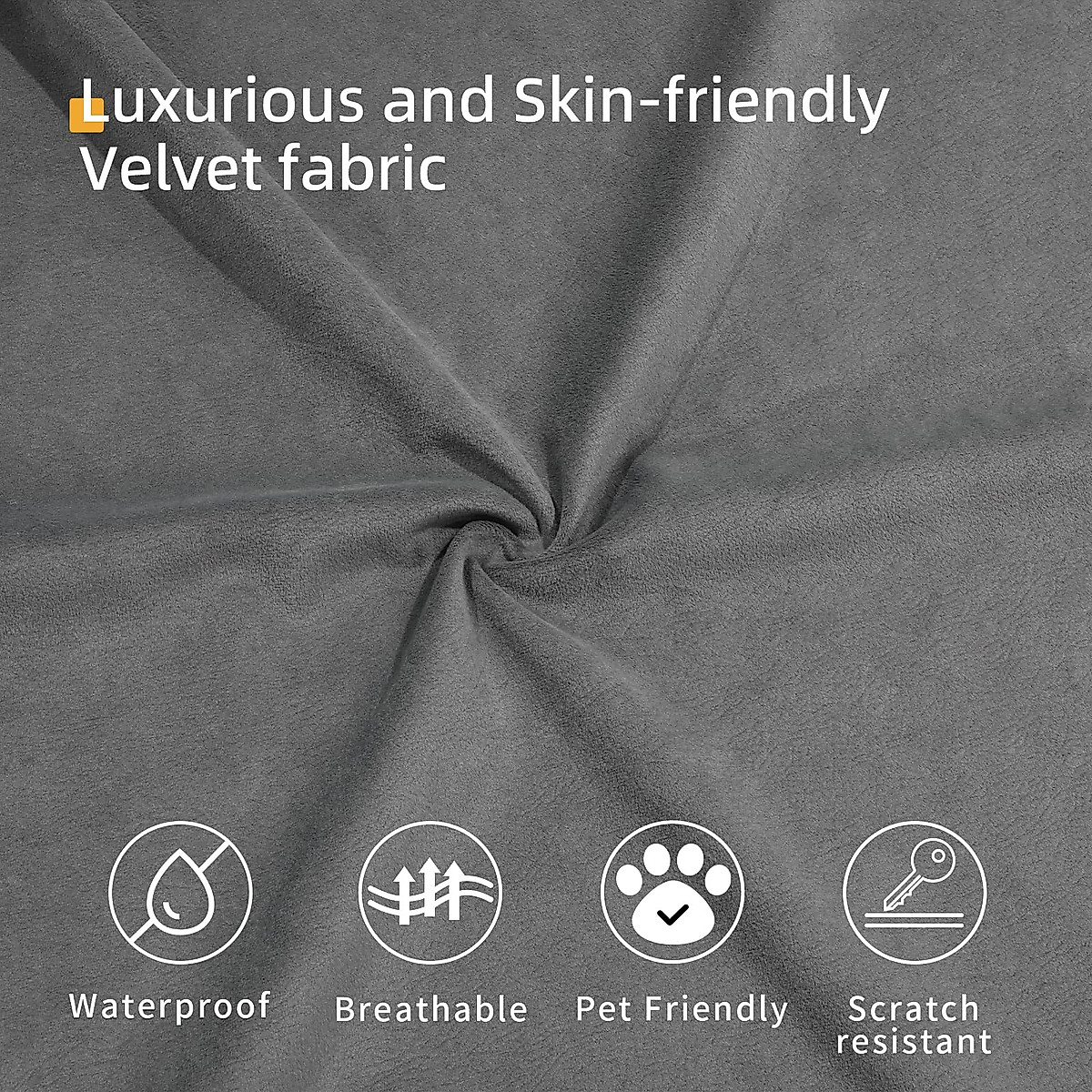 LLappuil Oversized Modular Sectional Sofa 214.6" 16-Seater U Shaped Couch with Large Storage Chaise, Velvet High Back Recliner Couches with Big Ottoman for Living Room, Grey