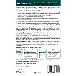 The Adolescent Psychotherapy Treatment Planner