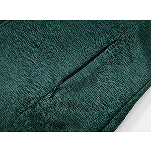 BASUDAM Women's Hiking Shirts Lightweight UPF 50+ Sun Protection Open Zippered Outdoor Hoodie Jackets Blackish Green S