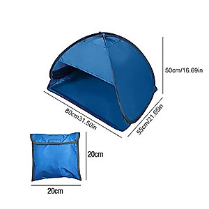 Beach Canopy, Portable Sun Shade Canopy Beach Sunbathing Personal Sun Protection Quick Installation for 1 People