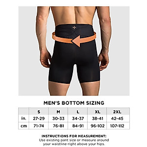 Tommie Copper Men's Pro-Grade Lower Back Support Undershorts - Black, Large