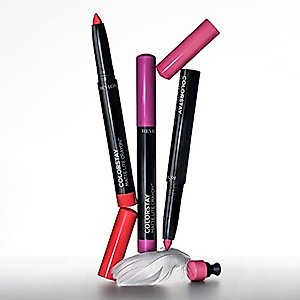 REVLON ColorStay Matte Lite Crayon Lipstick with Built-in Sharpener, Smudge-proof, Water-Resistant Non-Drying Lipcolor, 001 Tread Lightly, 0.049 oz