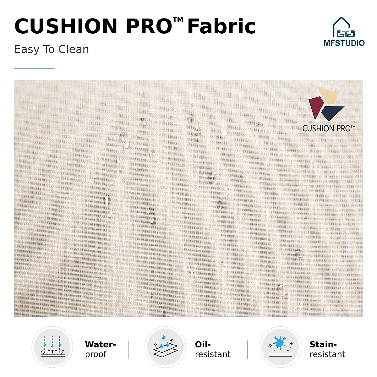 MFSTUDIO 9 PCS Patio Dining Set with Large Square Metal Slat Dining Table and 8 Swivel Metal Chair with Cushion, All Weather Outdoor Furniture for Lawn Backyard Garden