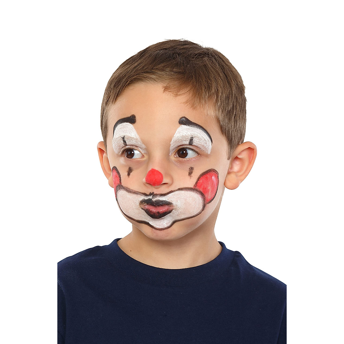 Dress Up America Face Paint Crayons - With Artbook & Easy To Follow Facepainting Designs -Safe Non-Toxic Face And Body Paint Made in Taiwan - Halloween Makeup Face Painting Kit for Kids & Adults