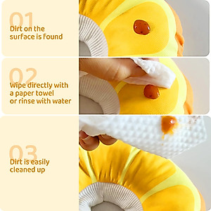 KUDES Cat Small Dog Cone Collar,{Fruit Series}Cute Orange Waterproof Elizabethan e Collar Anti-Bite Lick Wound Healing Protective Neck Cone After Surgery Recovery Collar for Small Pet,All-Season Style