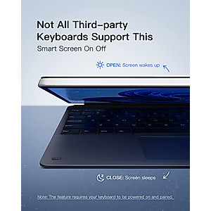 Inateck Surface Pro 9 Keyboard Compatible with Surface Pro 9/8/X/10/11, with 7-Color Backlight, KB05111