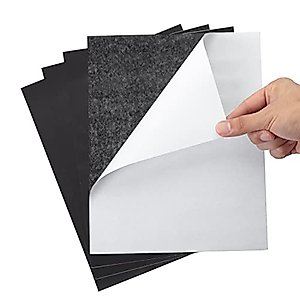 Mr. Pen- Adhesive Magnetic Sheets, 8" x 10", 4 Pack, Magnetic Sheet, Magnetic Paper, Magnet Paper Sheets, Magnetic Sheets with Adhesive Backing, Flexible Magnetic Sheet, Photo Magnets, Magnet Sheet