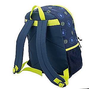 AI ACCESSORY INNOVATIONS Blue Beetle 4 Piece Backpack Set, Kids Super Hero 16" School Bag with Front Zip Pocket, Blue