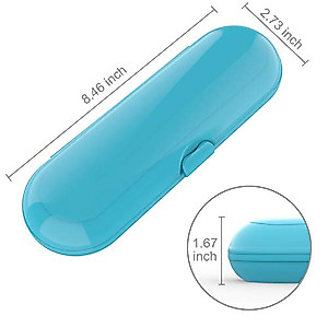 Travel Case for Electric Toothbrush Carrying Case Toothbrush Holder (Blue)