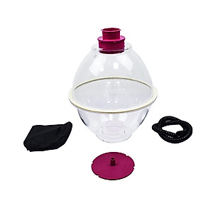 nLn Hope DIY Balloon Stuffing Machine,Expander Extractor for Balloon Rose Bouquet Wedding Christmas Birthday Party Gift Art Balloons Filling Decoration Supply,Transparent,15.2*15.2*13.1 inch(BZJ-37)