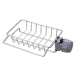 SeroNi Stainless Steel Tap Shelf for Sponges, Wipes and Sink Accessories Large