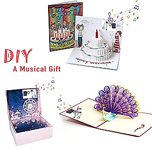 WayinTop Sound Module Button Control Music Voice Player Programmable Talk Chip Musical 8MB MP3 WAV USB Downloadable with AA Battery Box + USB Cable for DIY Audio Cards Christmas Creative Gift