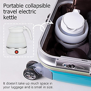 Grehge ctric Travel Kettle-Portable and Convenient Food Garden Sculpture Outdoor Decoration