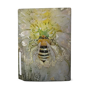Head Case Designs Officially Licensed Stephanie Law Bee Art Mix Vinyl Faceplate Sticker Gaming Skin Decal Cover Compatible With Sony PlayStation 5 PS5 Disc Edition Console & DualSense Controller