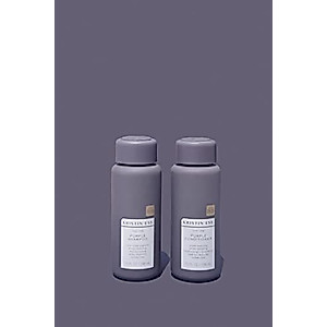 Kristin Ess Hair Purple Shampoo and Conditioner Set for Blonde, Brunette, Silver + Gray Hair, Anti Brass + Yellow Tones, Safe for Color Treated Hair, Sulfate Free Toning Shampoo Conditioner