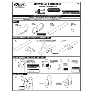 Estes Universal Astrocam HD Rocket Camera & Holder 2208
