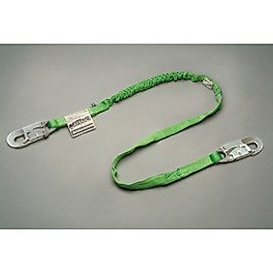 Honeywell Two-Legged 6' Web Lanyard w/2 Locking rebar Hooks (2-1/2'') & 1 Choke-Off Loop 266TWRS/6FTGN