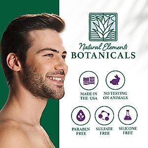 Natural Elements Botanicals Moisturizing Facial Polish, Gentle Face Scrub, 2-in-1 Facial Scrub, Hydrating & Exfoliating Face Scrub, Facial Exfoliator w/Bamboo & Coffee, 2 oz