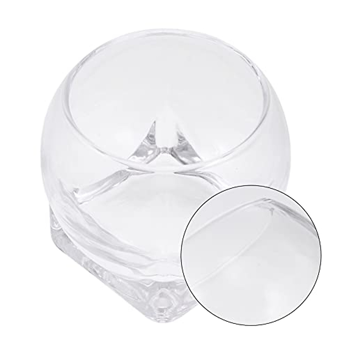 Clear Glass Mugs Clear Glass Dessert Bowls Ice Cream Mug Cups Champagne Flute Mimosa Glasses for Fruit Salad Snack Condiment Trifle Birthdays Weddings Parties Tulip Glass Easy to Clean