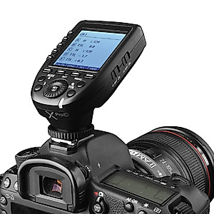 Godox Xpro-C E-TTL High Speed Sync 1/8000s 2.4G Wireless X System Flash Trigger Transmitter Compatible for Canon Cameras, 11 Customizable, 5 Group 4 Function Buttons Offer Convenient Manipulation